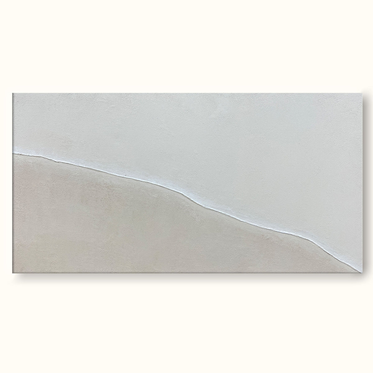 White Plaster Wall Art White Plaster Painting On Canvas Plaster ...