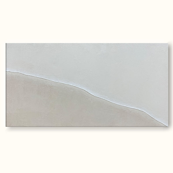 White Plaster Wall Art White Plaster Painting On Canvas Plaster ...
