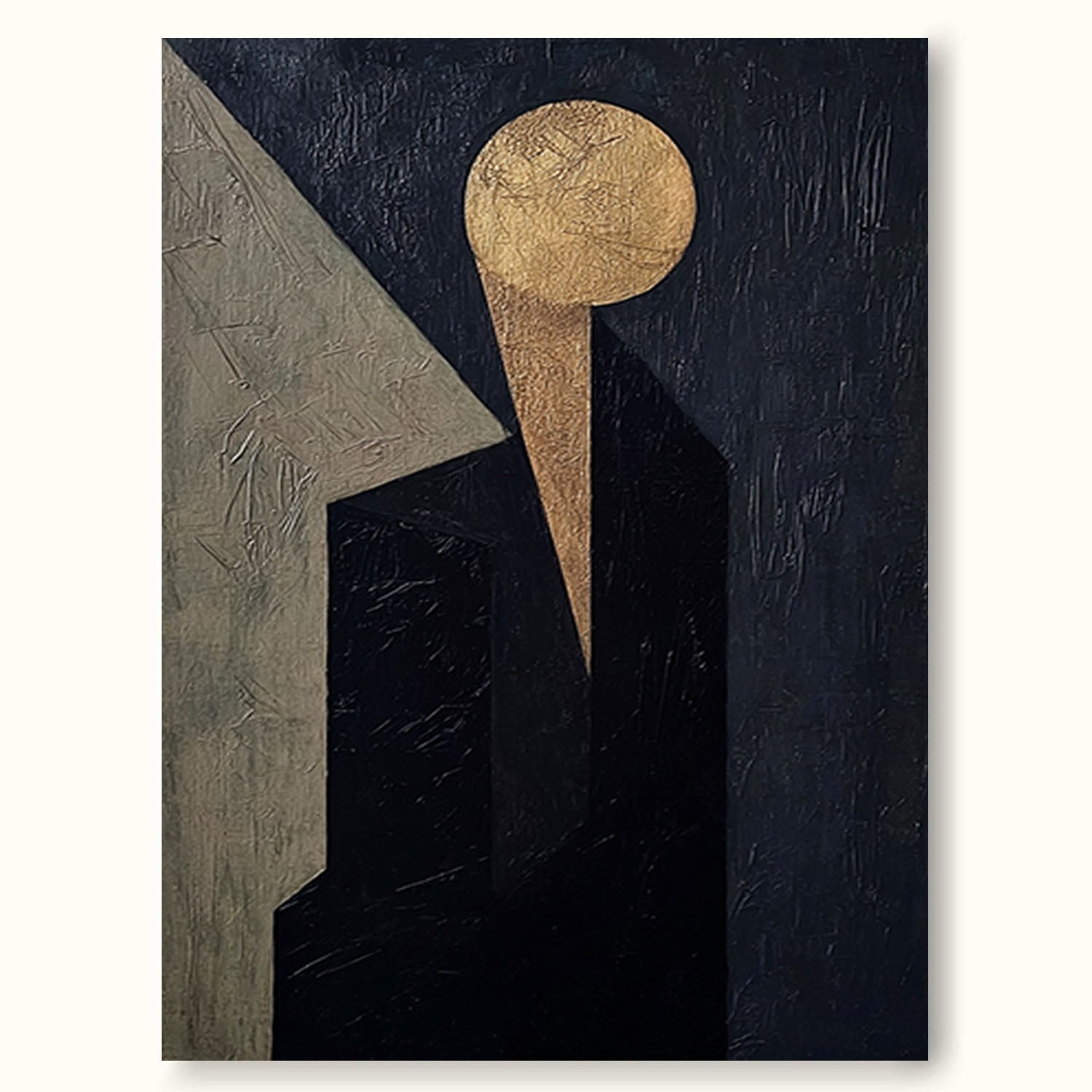 Handmade Abstract Face Art Minimalist Face Acrylic Painting On Canvas ...