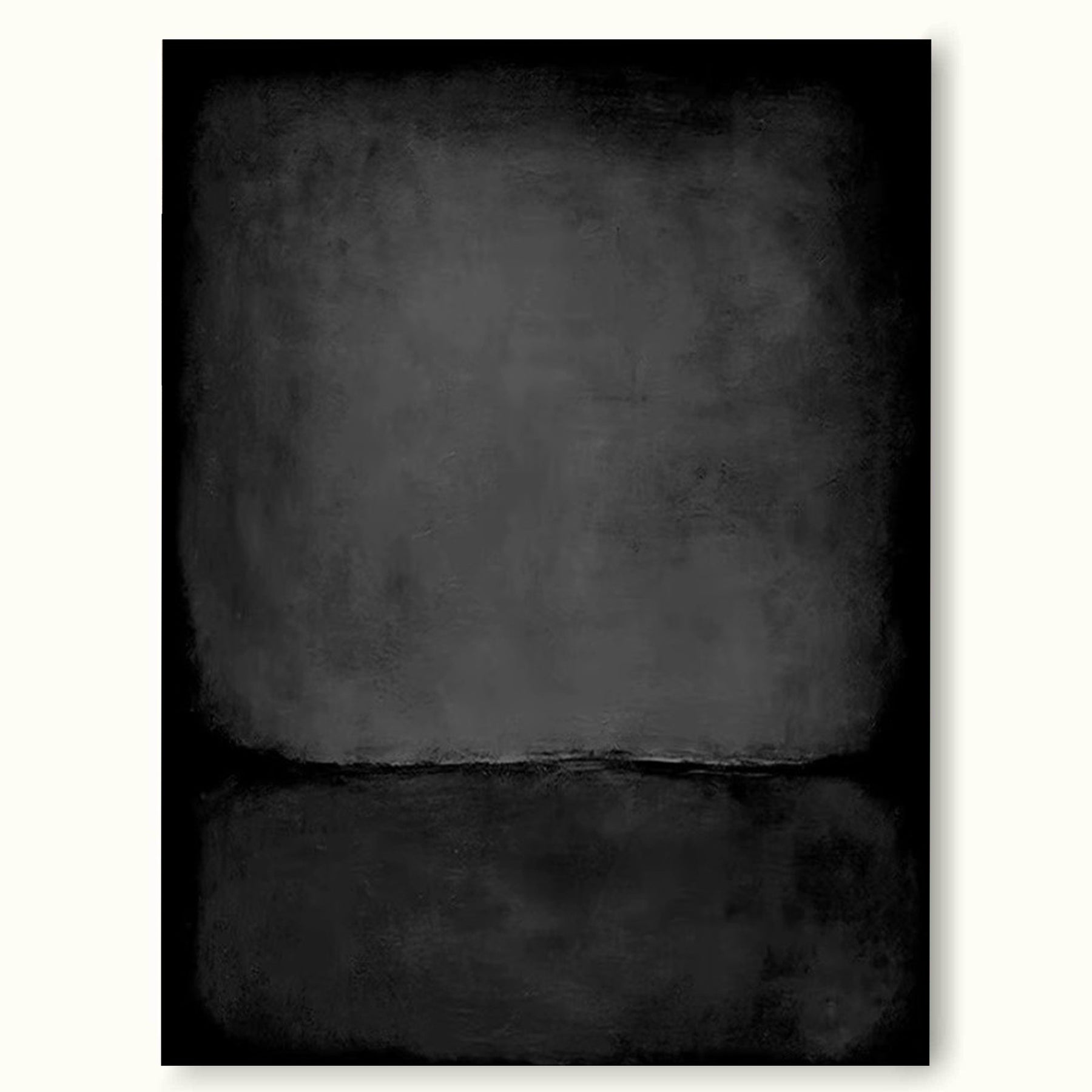 Pure Black Minimalist Painting Pure Black Living Room Wall Decoration ...