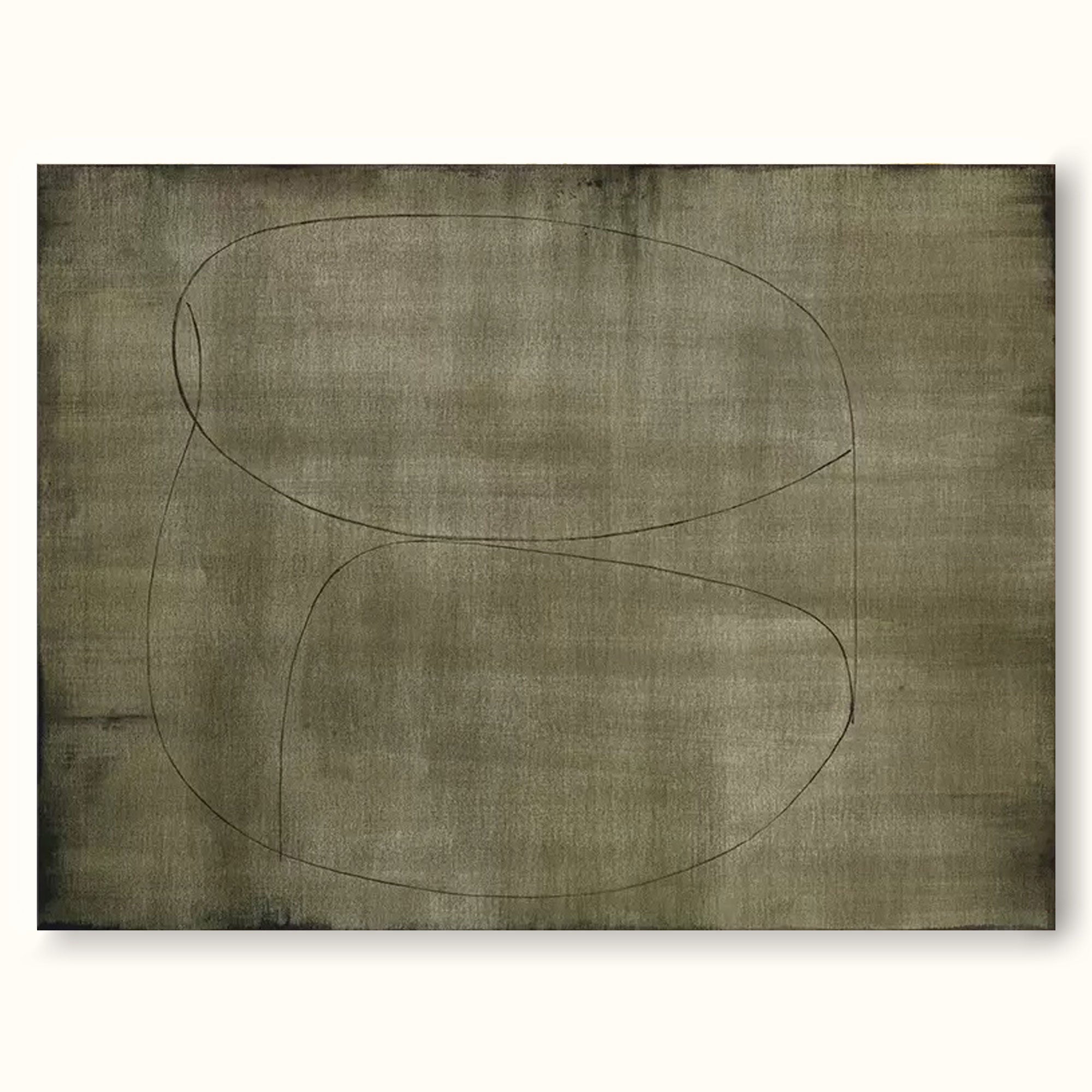 Green Minimalist Minimalist Line Art Minimalism Art Painting Acrylic