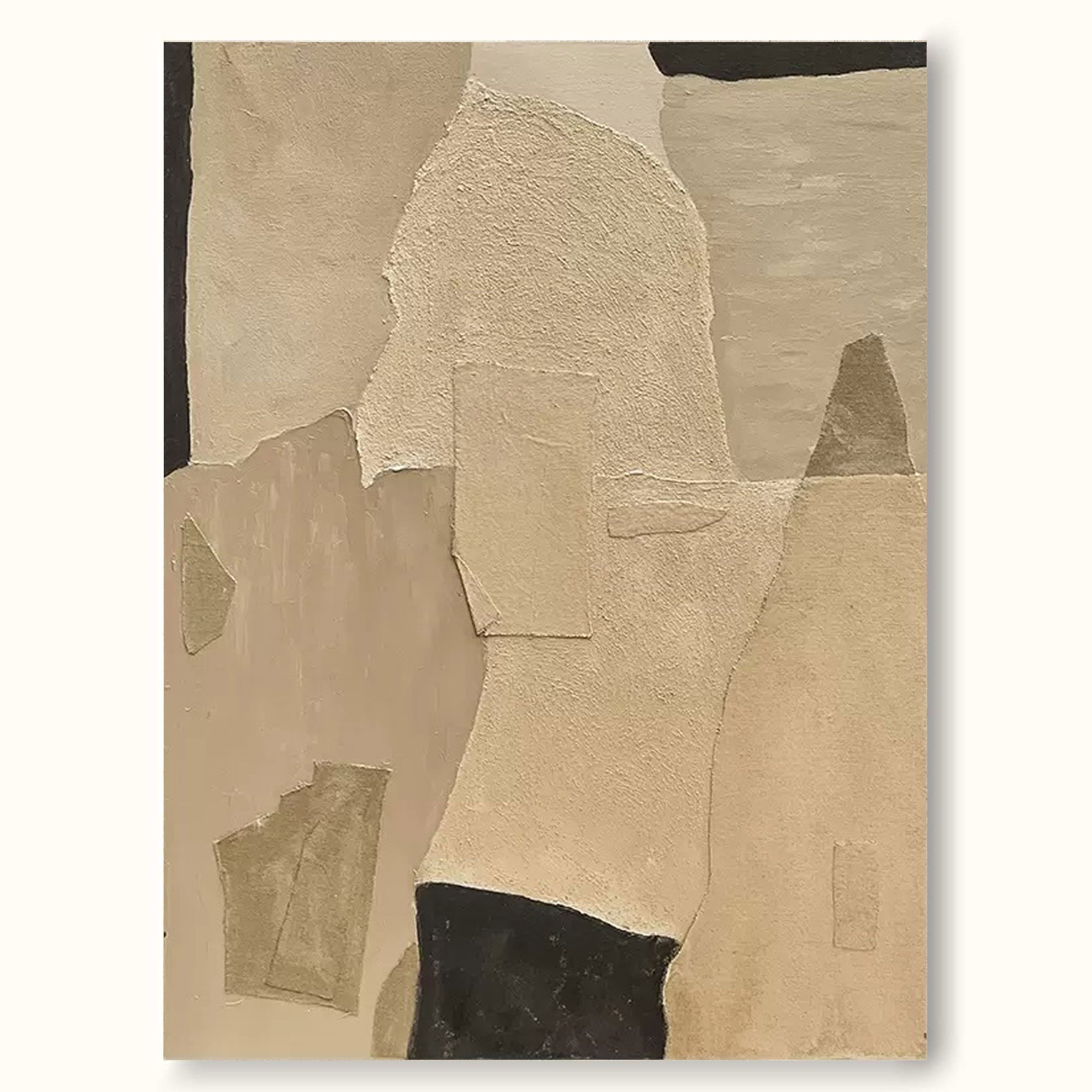 Large Minimalist Abstract Painting Framed Minimalist Japanese Art ...