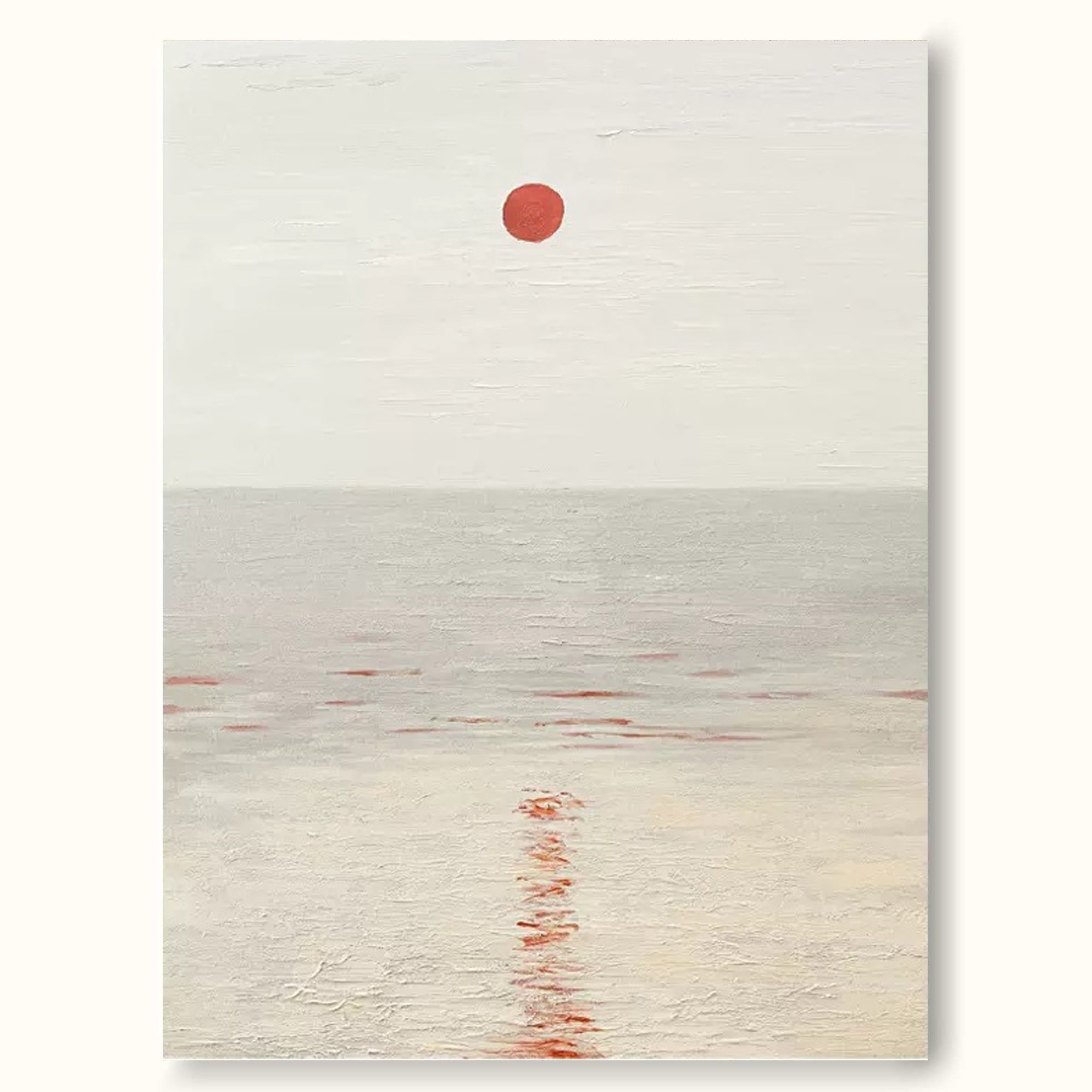 Large Minimalist Landscape Painting Acrylic Japanese Minimalist ...